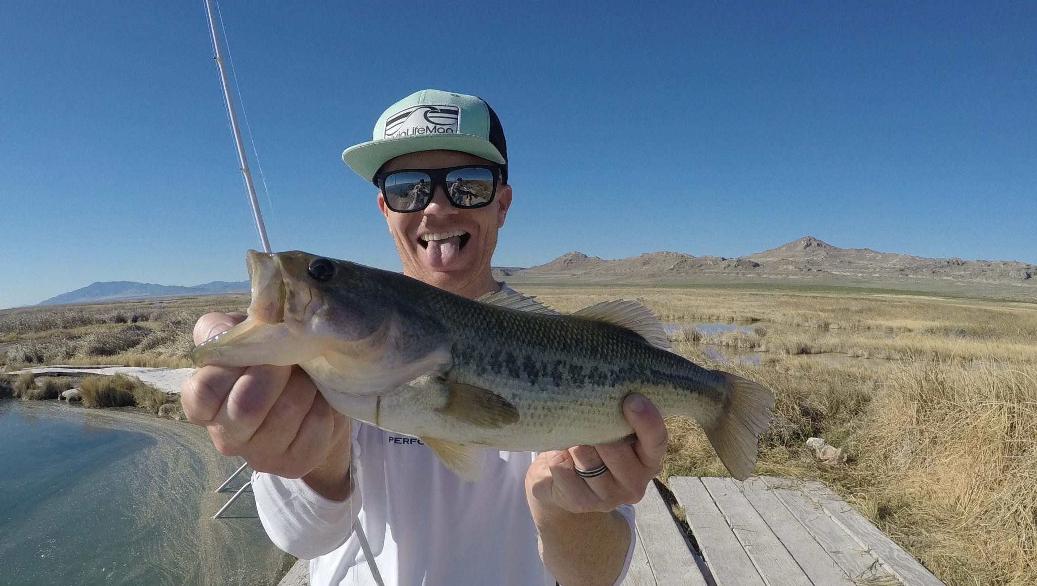 Blue Lake Utah - Bass Fishing Stand Up Paddle Board Style - Kraken Bass
