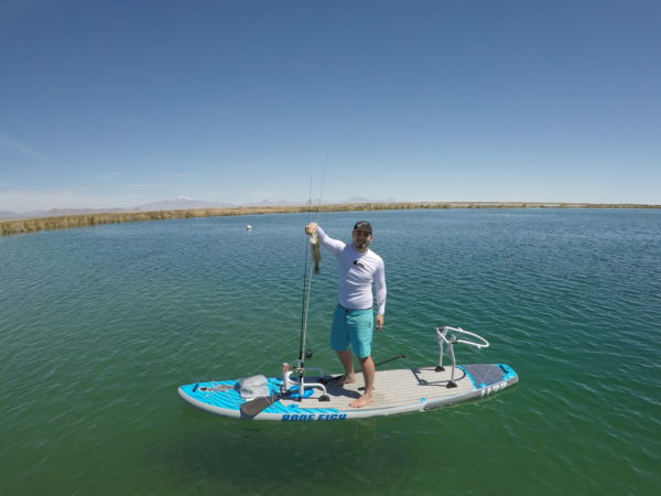 Blue Lake Utah - Bass Fishing Stand Up Paddle Board Style - Kraken Bass