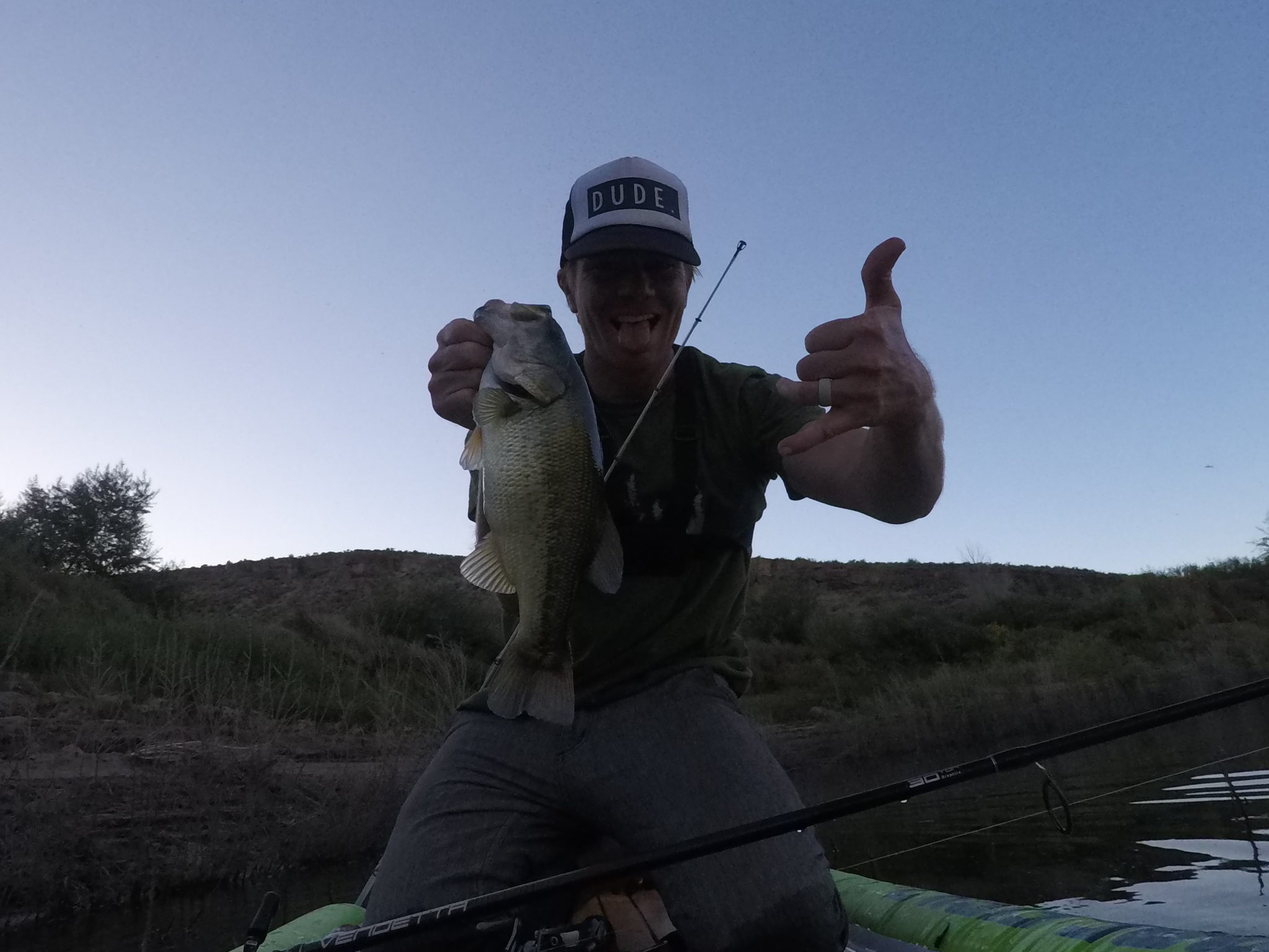 Gunlock Reservoir Fishing - Largemouth Bass - Kraken Bass