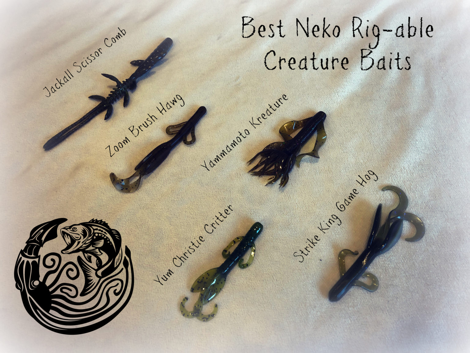 Creature Bait Fishing - Best Rigging for Largemouth & Smallmouth Bass ...